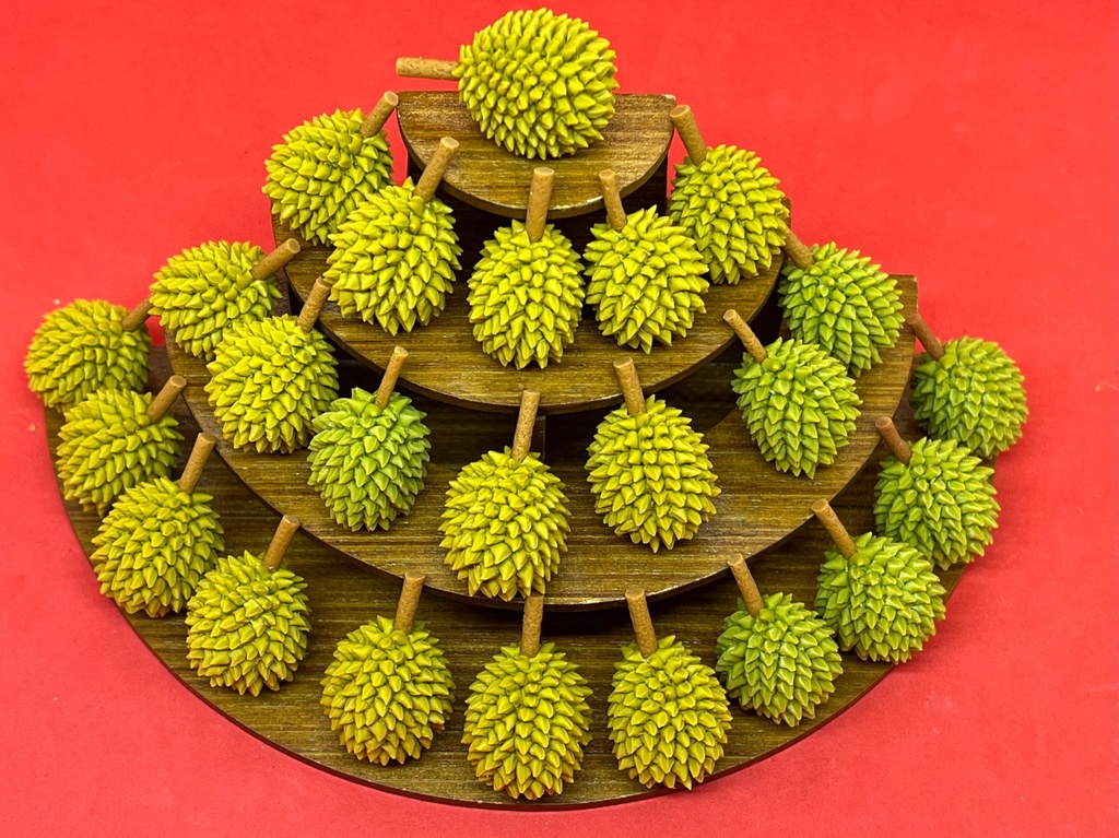 Handmade Miniature Tropical Fruit Durian, Full Durian, Dollhouse fresh ...