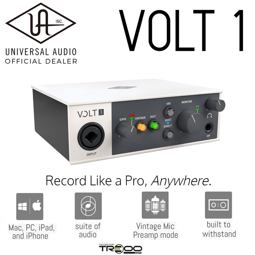 Universal Audio Volt 1 USB Audio Interface | Shopee Singapore