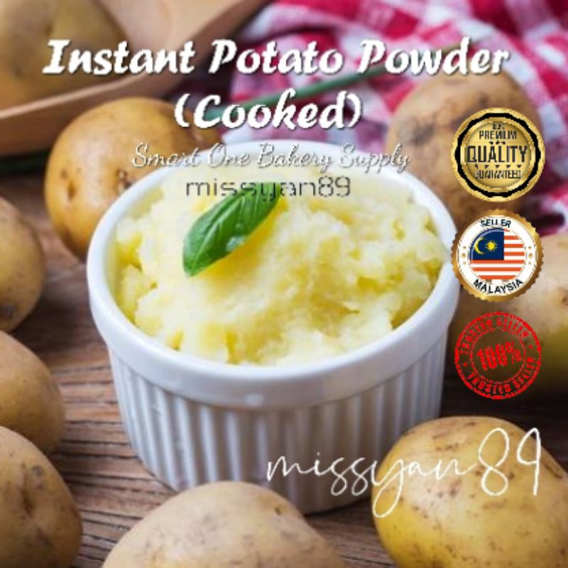 Instant Pure Mash Potato Powder 纯 马铃薯泥粉 (熟) To Eat Mashed Potato Serbuk ...