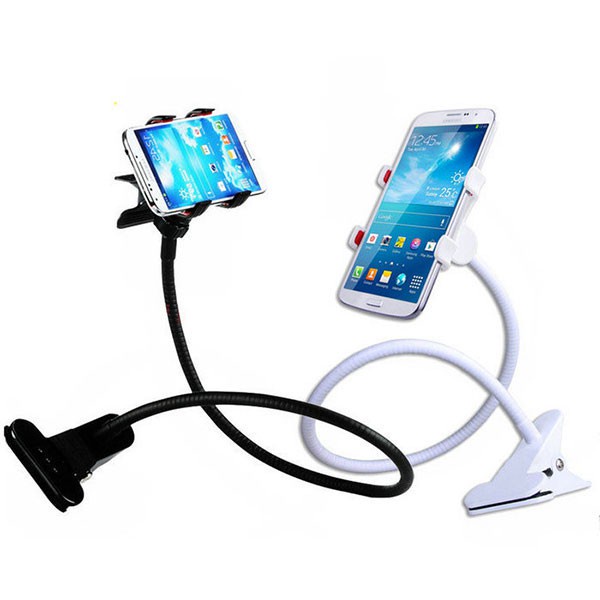 UNIVERSAL 360 Mobile Phone Holder Clip Stand Sturdy Base Clamp Flexible ...