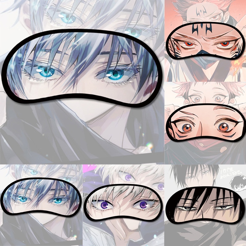 Anime Jujutsu Kaisen Eye Covers Eyeshade Gojo Satoru Itadori Yuji ...