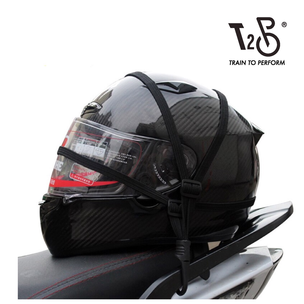 T2P Helmet Luggage Rope Motorcycle Bungee Cord Helmet Belt S Hook ...