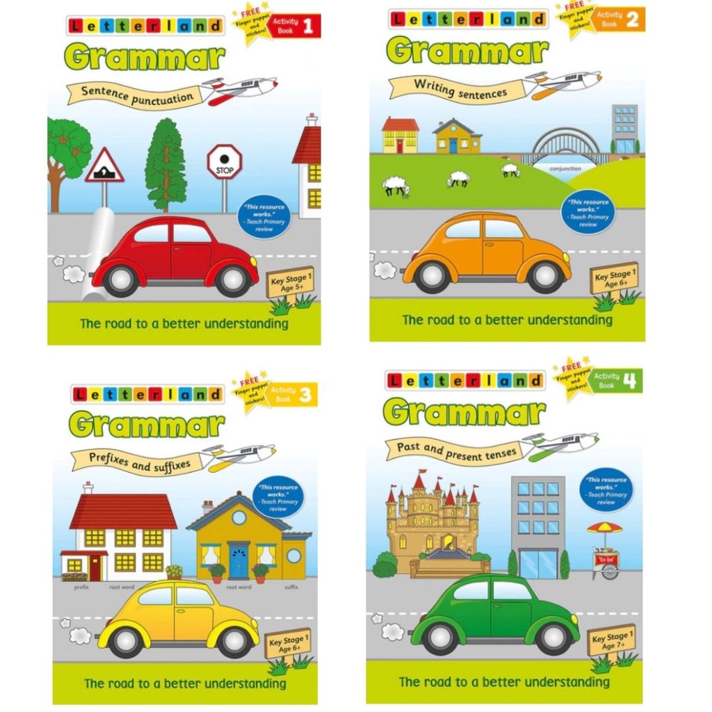 Grammar Activity Book 1/2/3/4 (Letterland) | Shopee Singapore