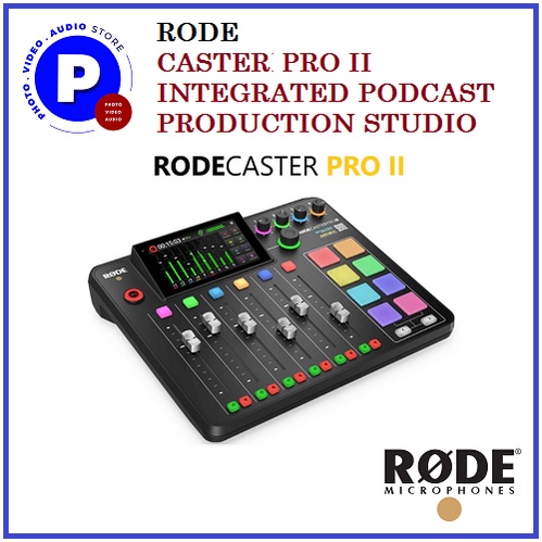 RODE RODECASTER PRO II INTEGRATED AUDIO PRODUCTION STUDIO | Shopee ...