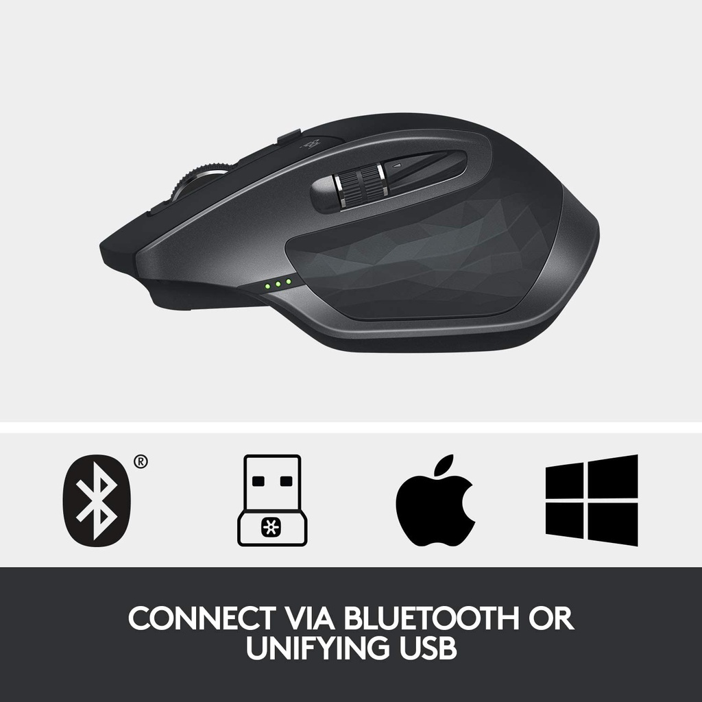 Logitech MX Master 2S Multi-Device Wireless Bluetooth Mouse For Power ...
