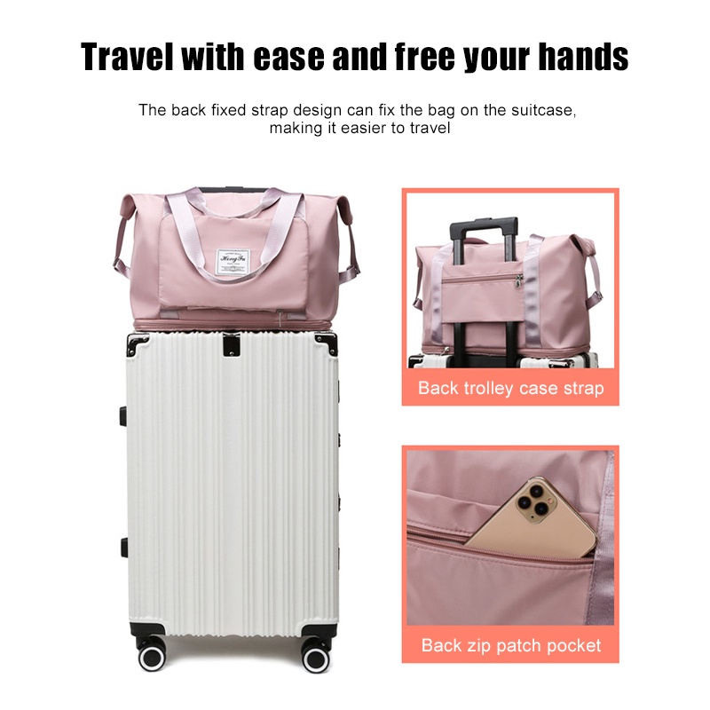 High Quality Folding Travel Bags Extendable Waterproof Wet Dry Large ...