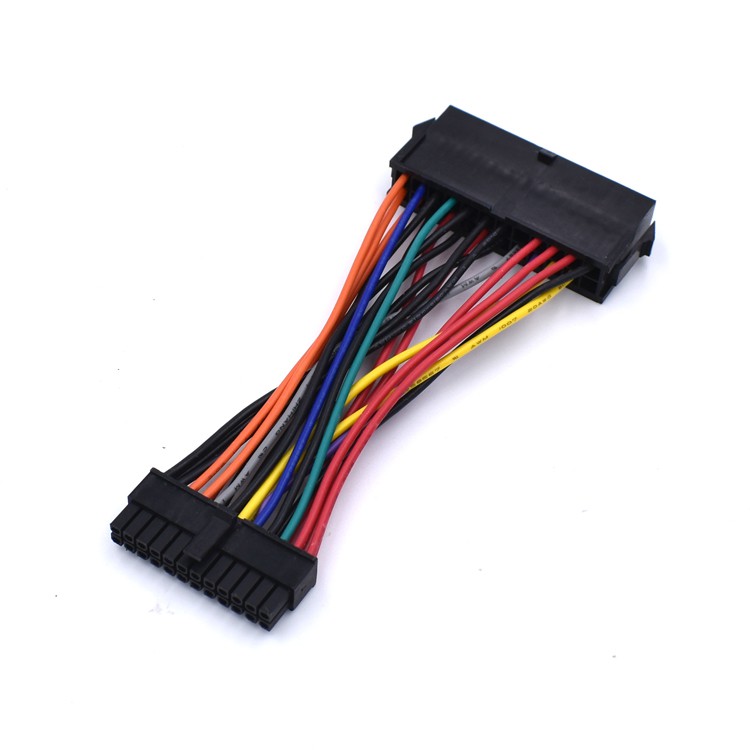 ATX PSU Standard 24Pin Female to Mini 24P Male Internal Power Adapter ...