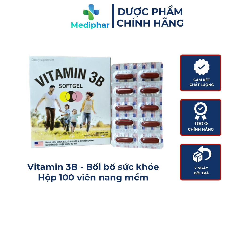 Vitamin 3B - Supplement Essential B Vitamins For The Body - Raw ...
