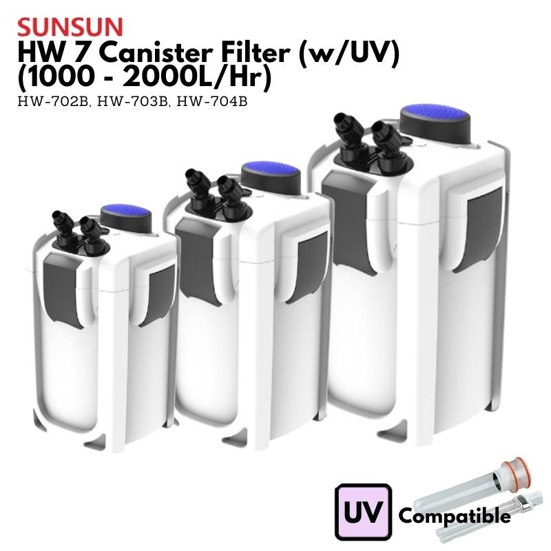 SUNSUN HW Canister Filter (UV Compatible) (2ft-4ft aquarium) | Shopee ...