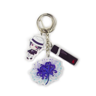 Anime Demon Slayer Cosplay Keychain Kokushibo Doma Enmu Akaza Nakime ...