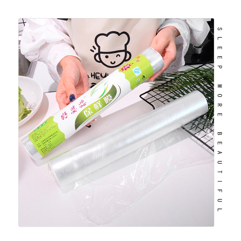Food Cling Wrap Vegetable Fruit Film Keep Fresh Plastic Wrapping Roll ...