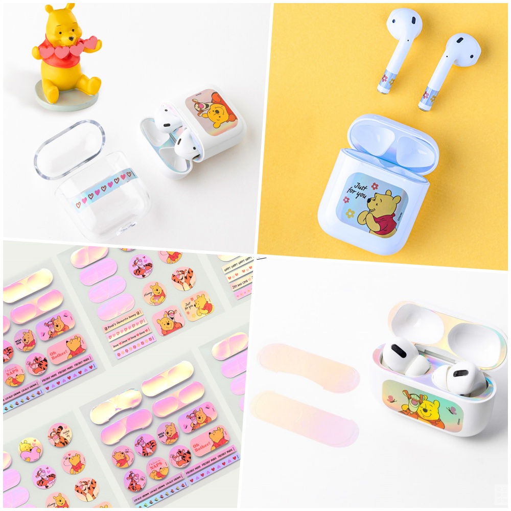 DAISO KOREA X Disney Winnie the Pooh - Compatible with Airpods & Airpod ...