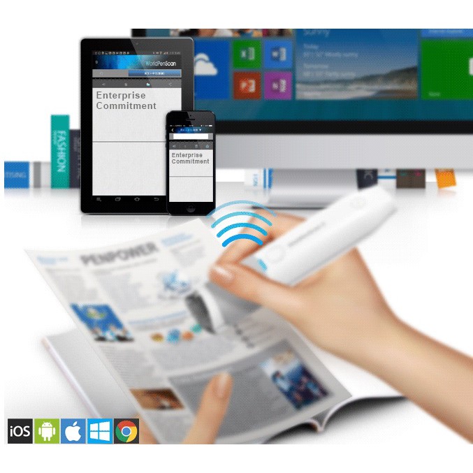 PenPower WorldPenScan X (iOS/Android/Mac/Win) -Intelligent handheld pen ...