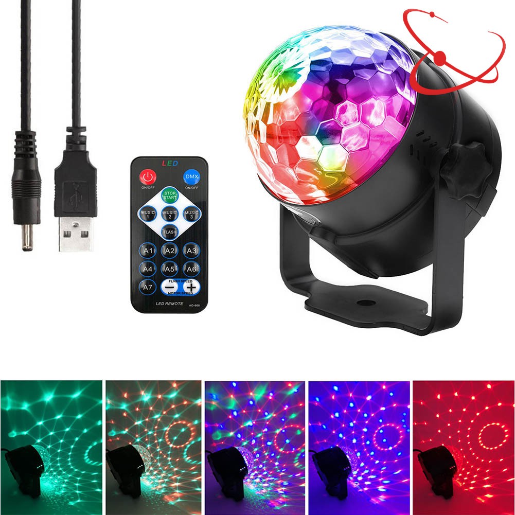 Sound Activated Disco Ball LED Strobe RBG Lights Lamp for Home Room ...