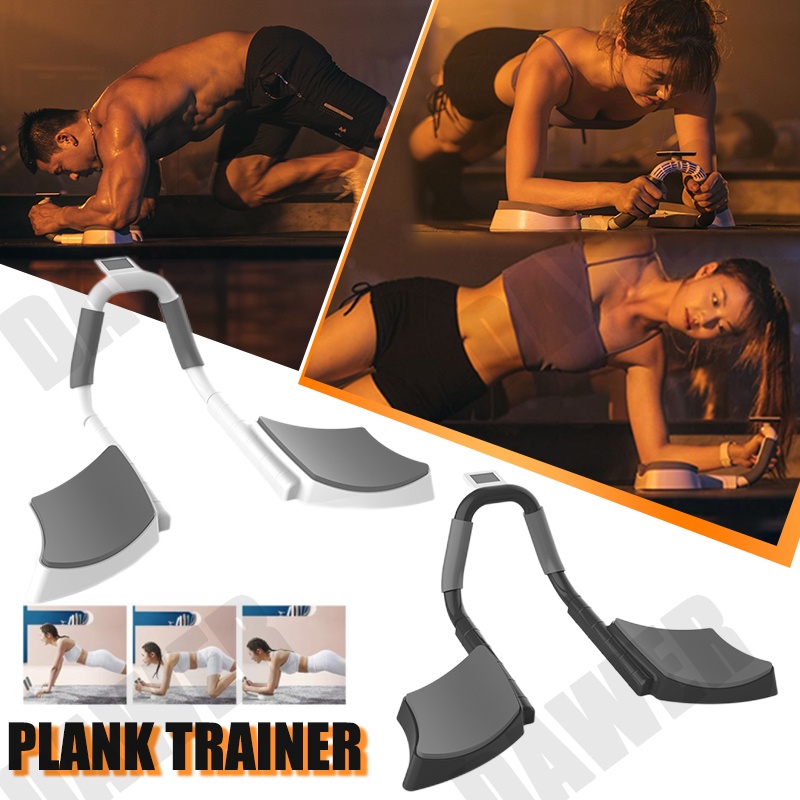 Plank Trainer Abdomen Core Trainers with Timer LCD Pushups Board Home ...