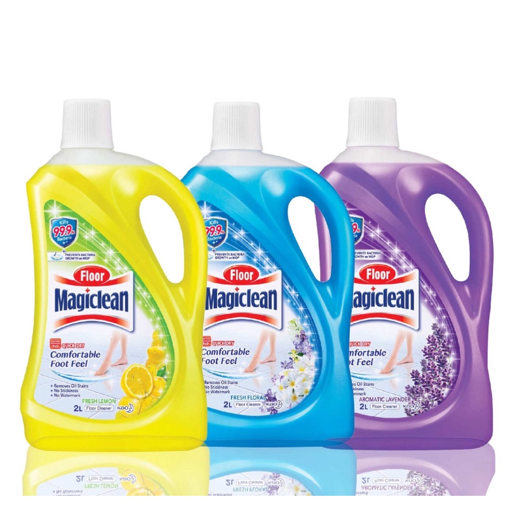 Kao Magiclean Floor Cleaner (2L) - 3 Variants | Shopee Singapore