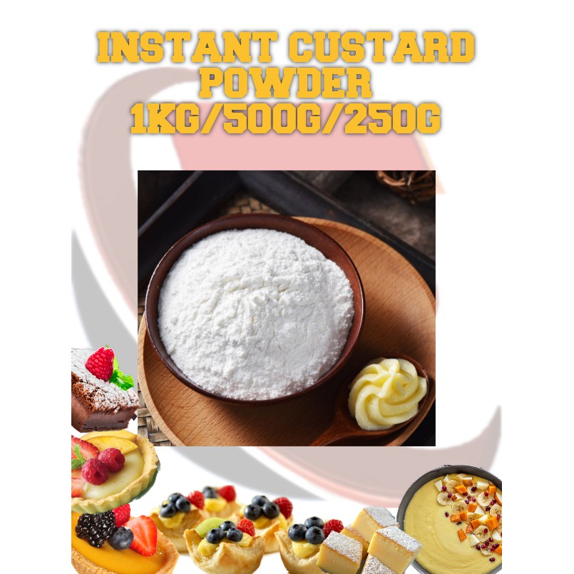 1KG/ 500G/250G INSTANT CASH POWDER |INSTANT CUSTARD POWDER (SEMULA ...