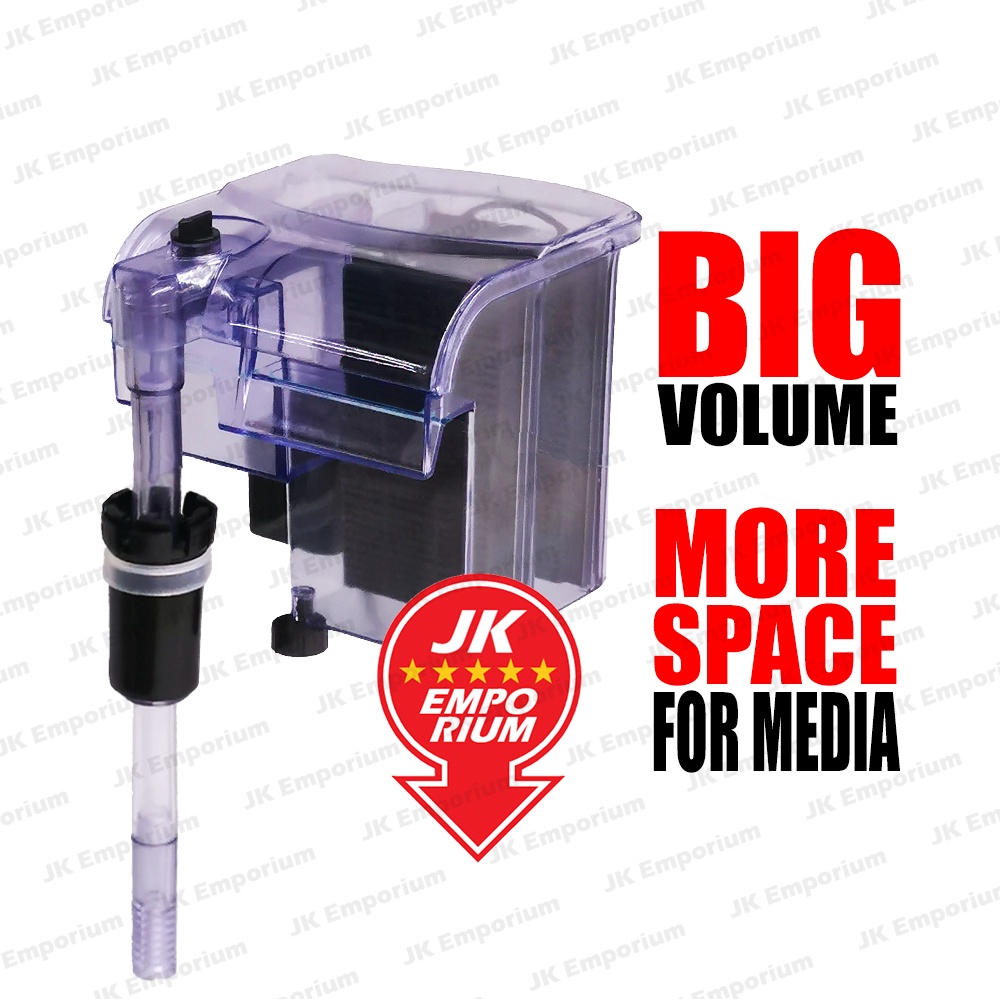 Large Volume Big Media Space Hanging Filter Size Aquarium Fish Tank ...