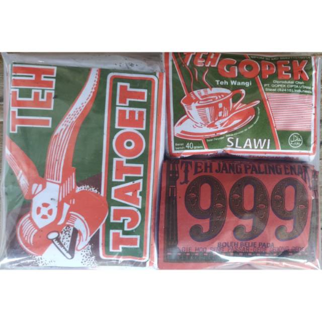 Tubruk Tea (tjatoet +999+gopek) | Shopee Singapore