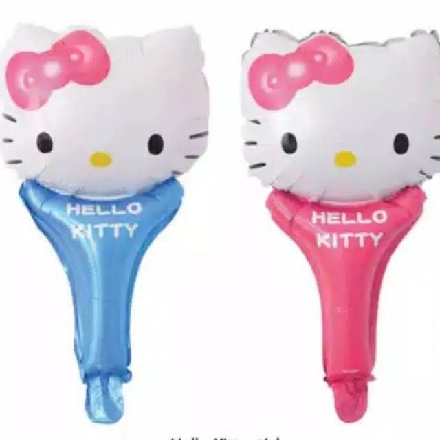 Hello Kitty Handheld Balloon / Stick Balloon / Stick Balloon | Shopee ...