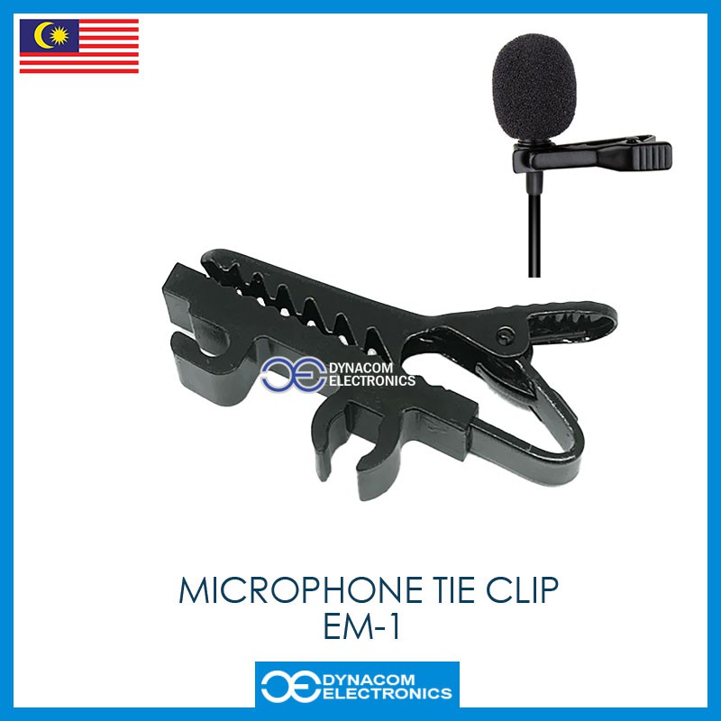 Microphone Clip For EM-1 Lavalier Microphone Tie-Clip Microphone ...