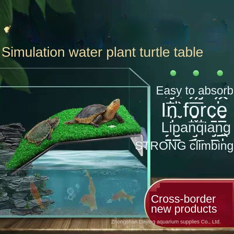 New turtle climbing ladder steps resting platform turtle sucker drying ...