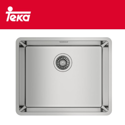 TEKA BE LINEA 50.40 R15 SINGLE BOWL STAINLESS STEEL UNDERMOUNT KITCHEN ...
