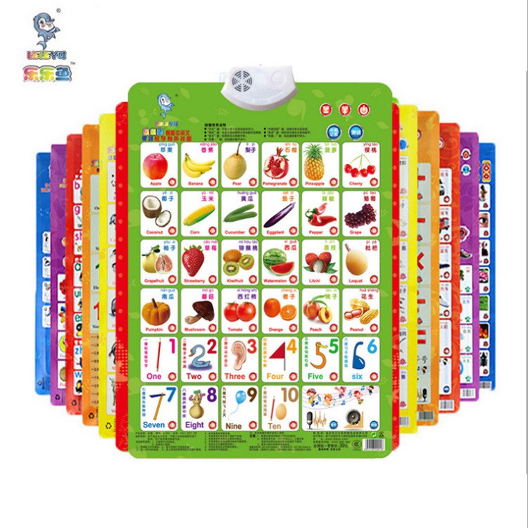 Electronic Talking 3D Poster Alphabet Wall Chart, Talking ABC Music ...