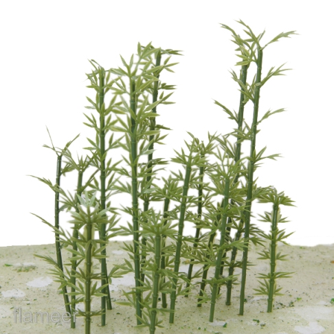 100Pcs Model Bamboo Trees Rainforest Scenery Diorama 6-12cm | Shopee ...