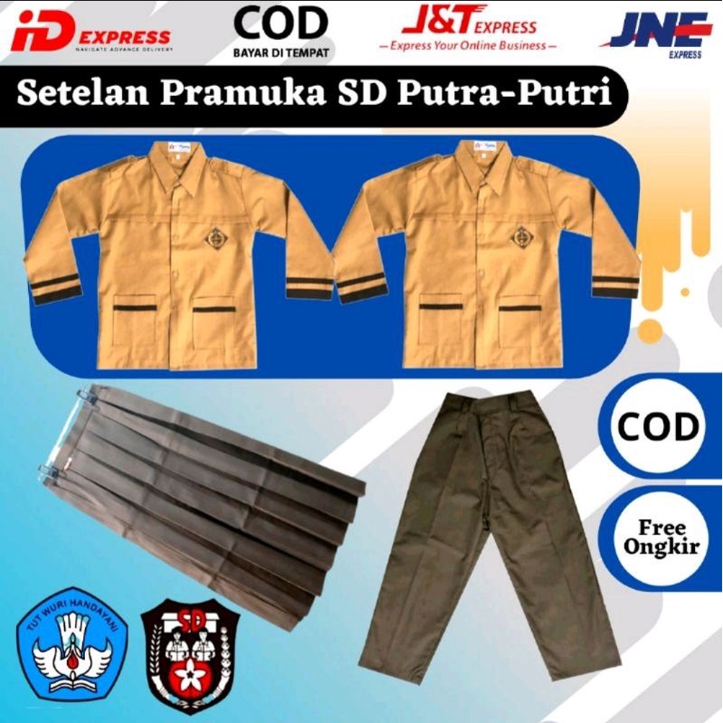 Pp SD Boy and Girl Scout Uniform | Shopee Singapore