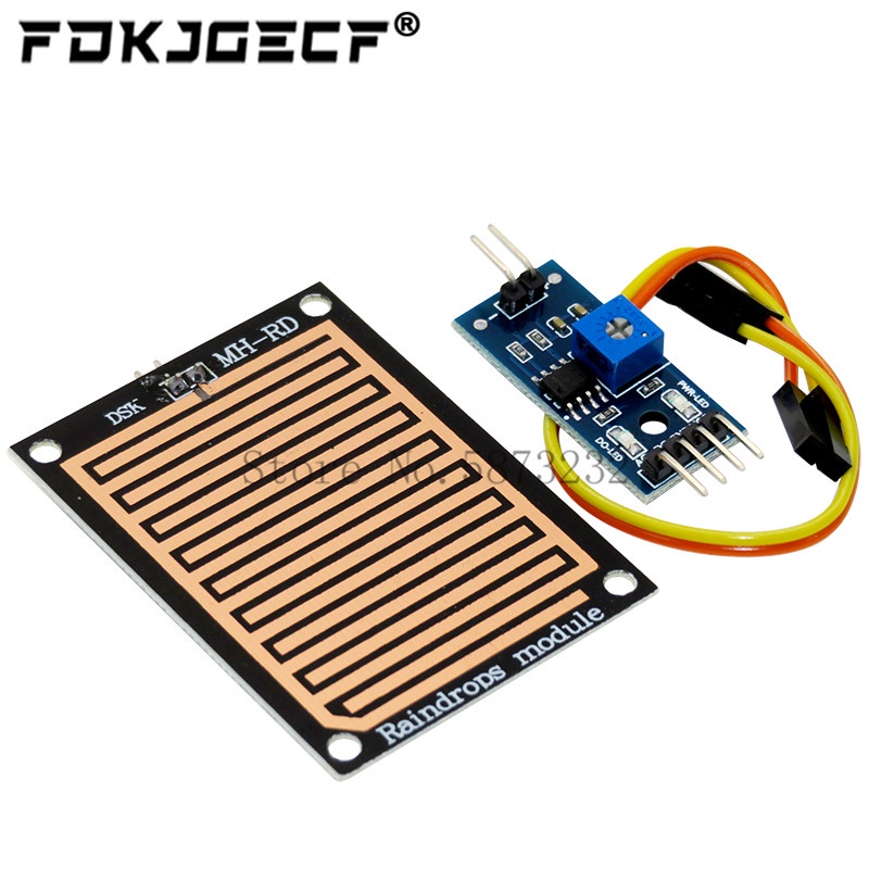 Dc 3 3v 5v Snow Raindrops Detection Sensor Module Dual Double Sided Rain Weather Module Humidity