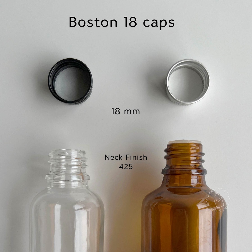 18 mm Aluminum Cap Threaded Glass Bottle Cap | Shopee Singapore