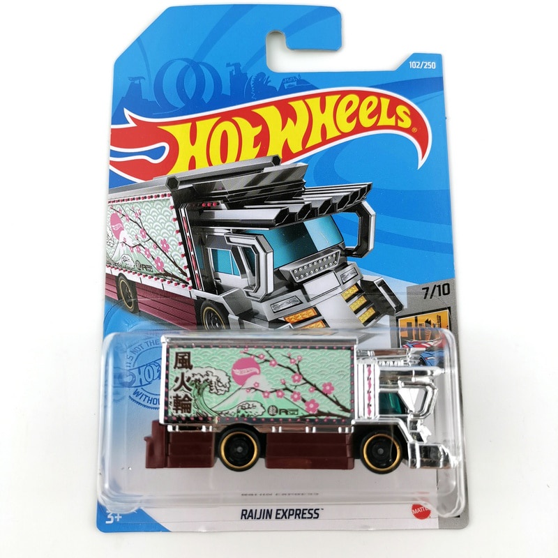 HOT WHEELS Cars 1/64 2021-102 RAIJIN EXPRESS ryu asada design Collector ...