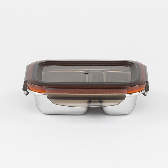 CUITISAN Partition Rect No 2 - 370ml MICROWAVE SAFE stainless steel ...