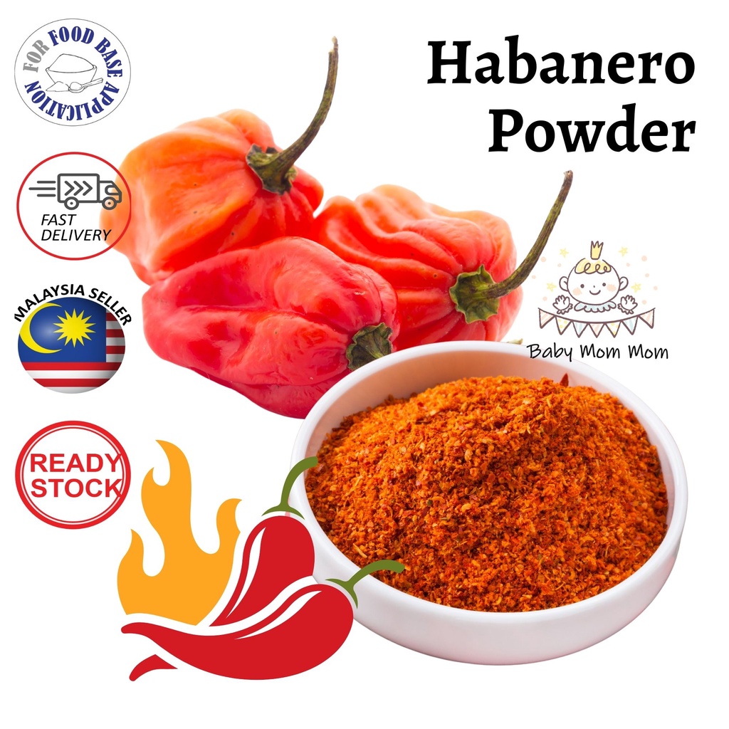 Habanero Powder | Habanero Chili Powder | 魔鬼辣椒粉 Habanero Pepper - Chili ...