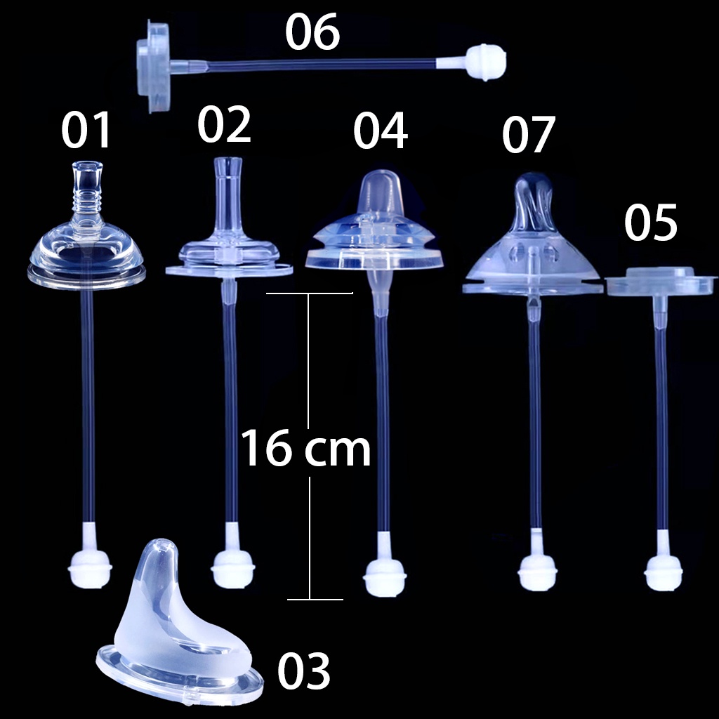 Baby Nipple Straw Wide Neck Standard Small Pacifier Duck Mouth Pacifier ...