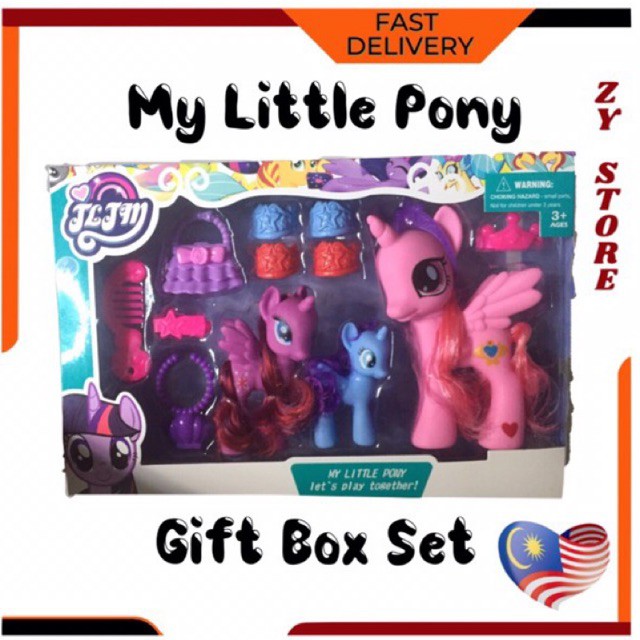 My Little Pony Set Friendship is Magic Pinkie Pie Twilight Sparkle and ...