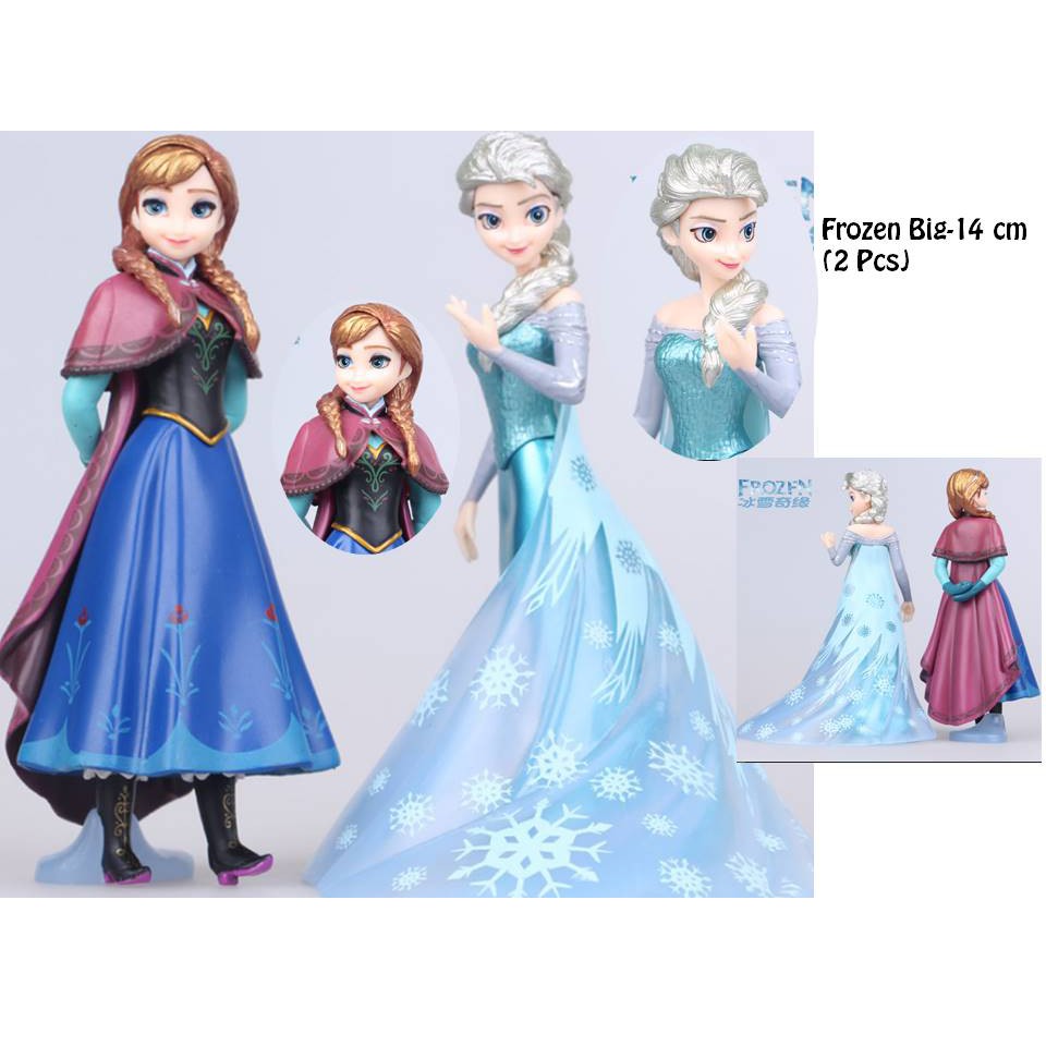 Premium frozen elsa and anna cake topper cake decoration figurine ...