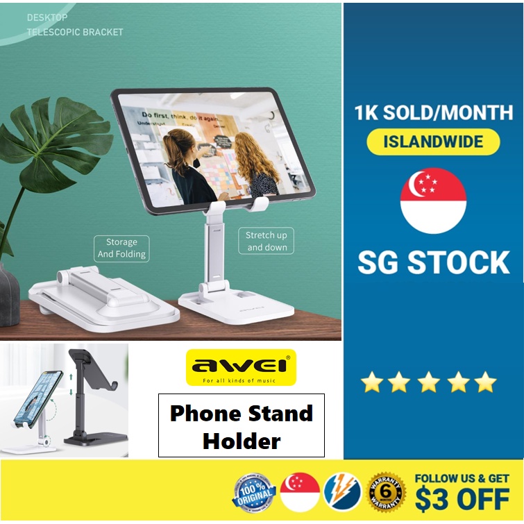 [SG] Awei X11 Remax RM-C38 Portable Holder Phone Holder Desktop ...