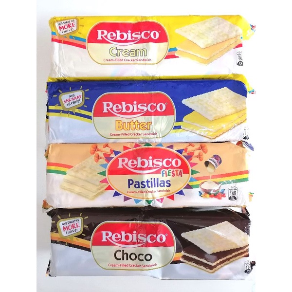 REBISCO ASSORTED CREAM Filled Cracker Sandwich 10's - 320 grams ...