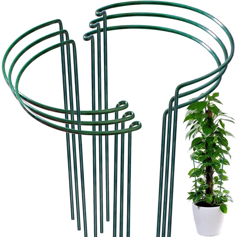 Pack Plant Supports Metal Interlinking Plant Support Ring Garden Plant ...
