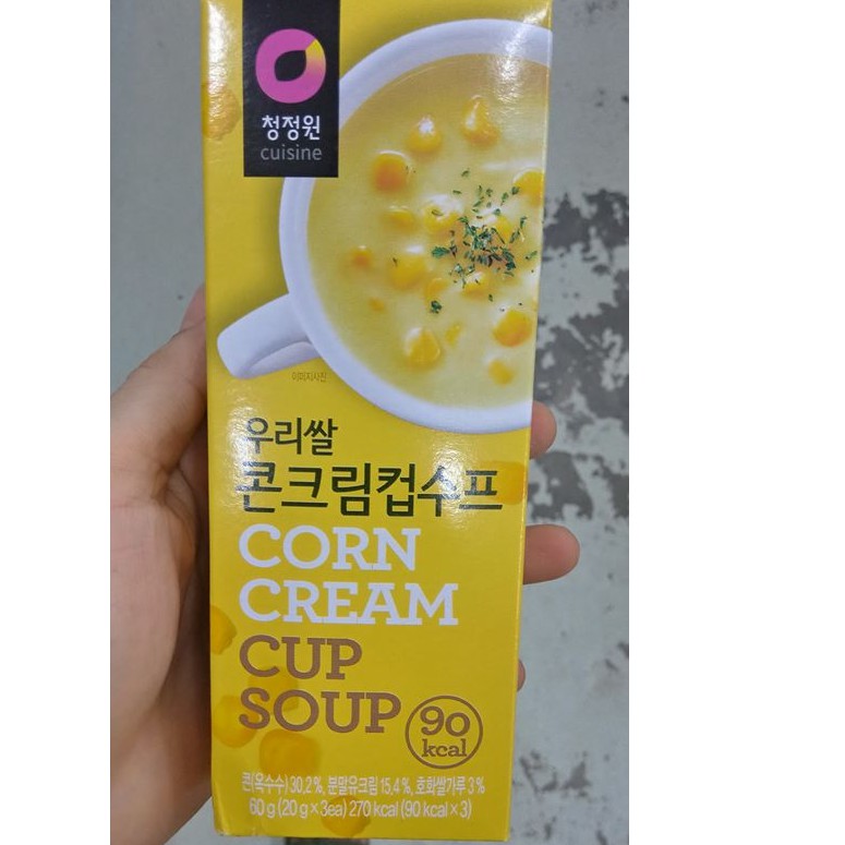 Korean CORN CREAM SOUP POWDER 60G - 콘크림컵수프 | Shopee Singapore