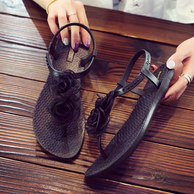(Actual Photos included) Flower plastic flip-flops sandals from ...