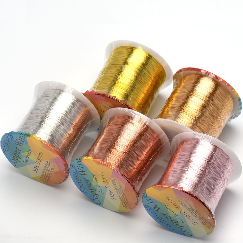 Large Roll Color-Preserving Copper Wire Winding Jewelry Headdress Shape ...