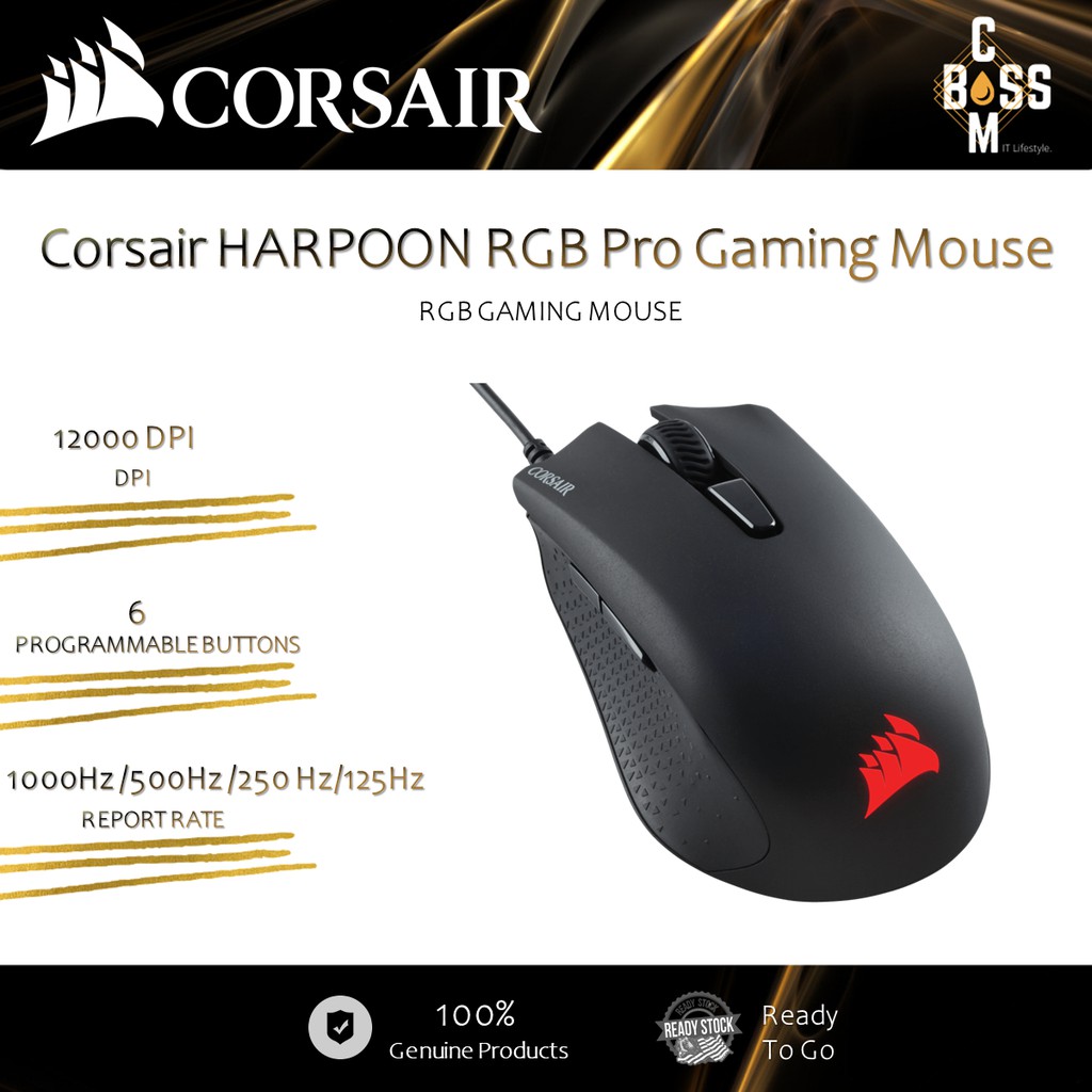 Corsair Harpoon RGB Pro Gaming Mouse | Shopee Singapore