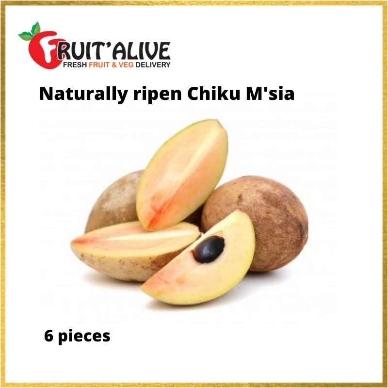 NATURALLY RIPEN CHIKU 人心果 FROM MALAYSIA 4 PCS (FRUIT) | Shopee Singapore