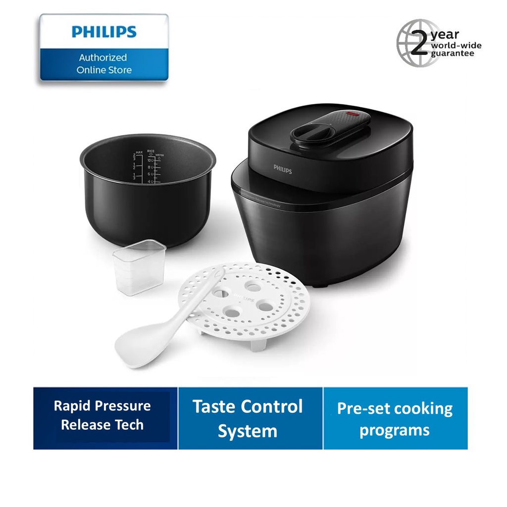 Philips 5L All-in-One Cooker (Pressurized - Rapid Pressure Release ...