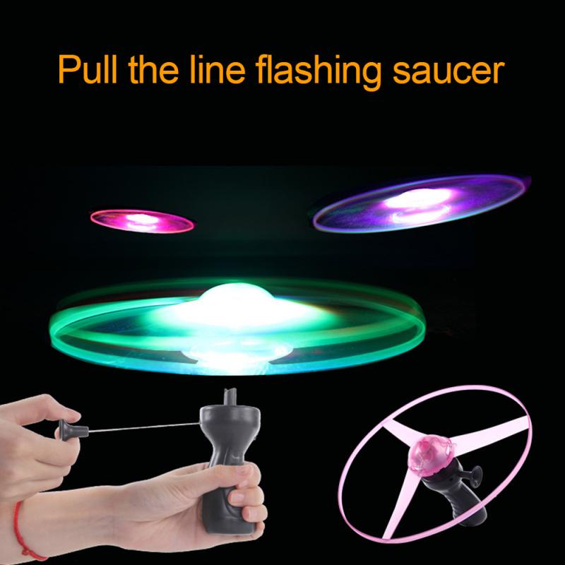 [SG Stock]Birthday Gift Pull String luminous Flying Saucer Disc Neutral ...