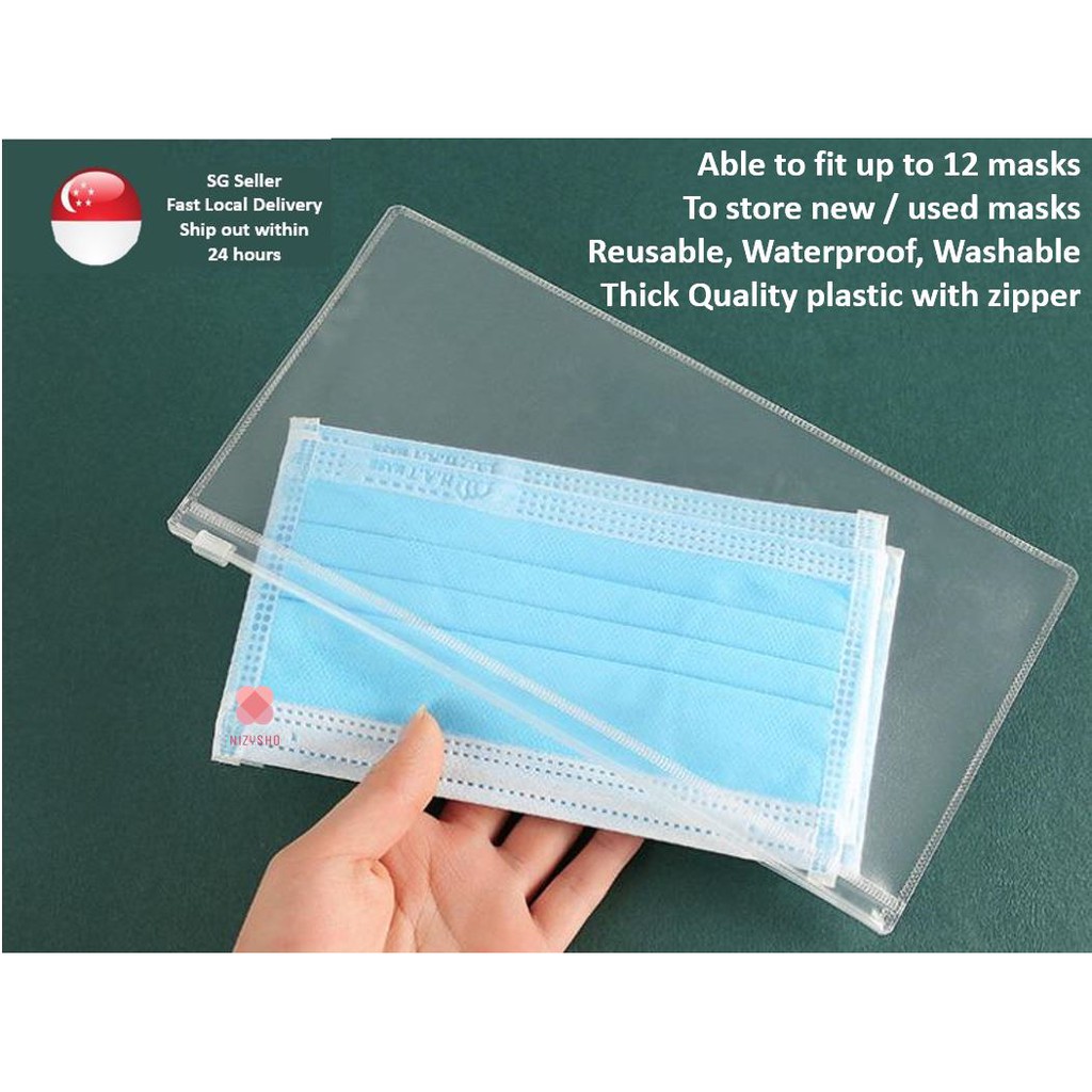 [Ready Instocks] [10 pcs per packet] Face mask pouch / mask case ...