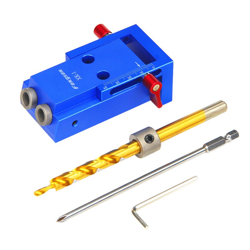 Woodworking Tool Kit Pocket Work Wood System Hole Jig Joiner Tool Set W ...